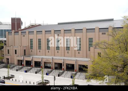 A general view of Gill Coliseum on the campus of Oregon State ...