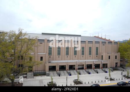 A general view of Gill Coliseum on the campus of Oregon State ...