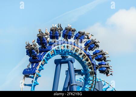 The Infusion roller coaster at Blackpool Pleasure Beach (fairground ...