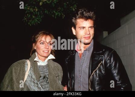 Jennifer O'Neil and Lorenzo Lamas March 1985 Credit: Ralph Dominguez ...