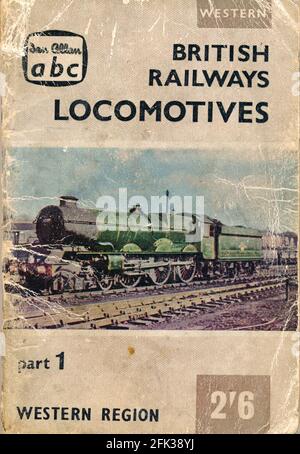 Ian Allan train spotting book (1961/1962) with spotted locomotives ...