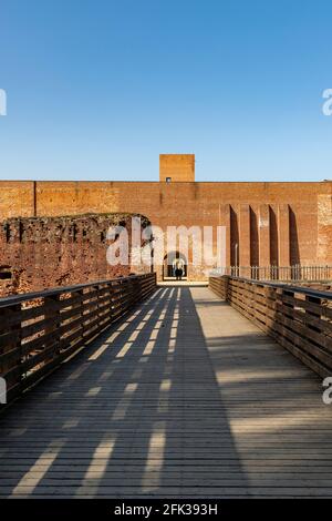 Piedmont - Novara. Castello Sforzesco Stock Photo - Alamy