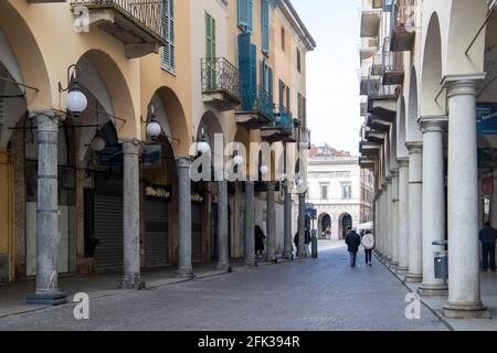 Novara, Italy. 21st Mar, 2021. Piedmont, Novara. Ruins of ancient ...