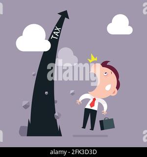 High cost of living, Idea Concept With Cartoon Design, Vector ...
