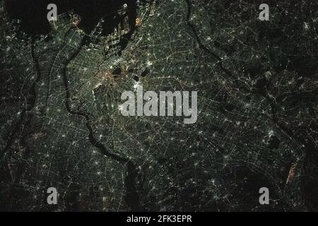 satellite image of Tokyo Japan Stock Photo - Alamy
