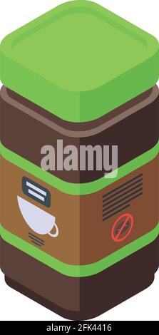 process coffee soluble cartoon vector illustration Stock Vector Image ...