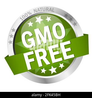 gmo free label. gmo free isolated seal. Retro sticker sign Stock Vector Image & Art - Alamy