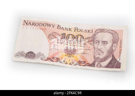An old Polish bank note from 1970's 50 Zlotych featuring Karol ...