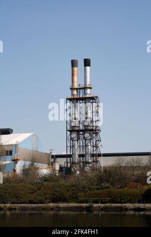 Celsa manufacturing, Steel works in Cardiff wales UK Stock Photo - Alamy
