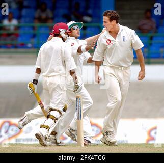 2nd TEST 4th DAY AT THE QUEENS PARK OVAL PORT OF SPAIN TRINIDAD 22/3 ...