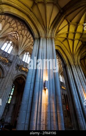 View inside Winchester Cathedral Winchester, UK Stock Photo - Alamy