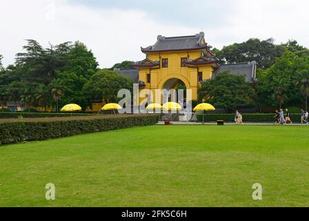 The Jingjiang princes palace compound built in the later 14th century ...