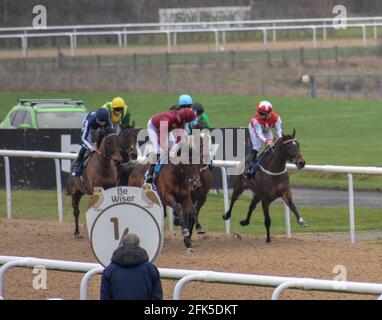 Wolverhampton Races, a day at the Horse Racing Stock Photo - Alamy