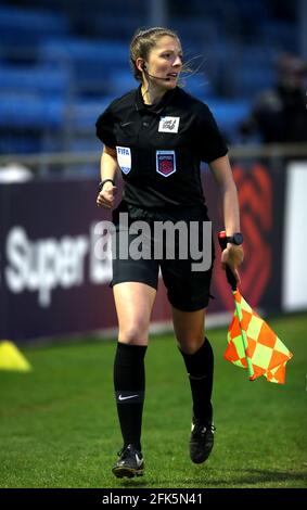 Assistant Referee Melissa Burgin during the Vitality Women's FA Cup ...