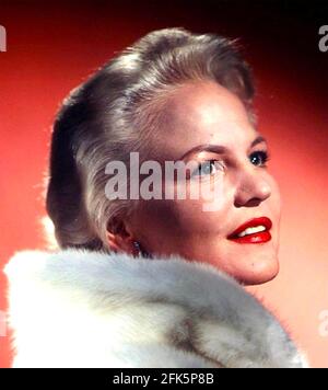 PEGGY LEE (1920-2002) American singer and film actress about 1952 Stock ...