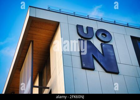 Logo of University of Northampton Stock Photo - Alamy