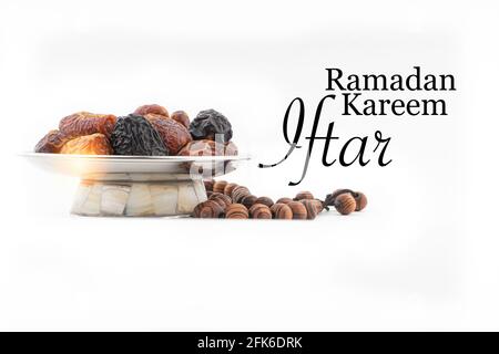 Ramadan kareem holiday concept with iftar dates Stock Photo - Alamy