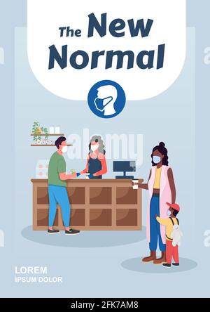New Normal Brochure Template Stock Vector Image Art Alamy New Normal Brochure Template Stock Vector Image Art Alamy