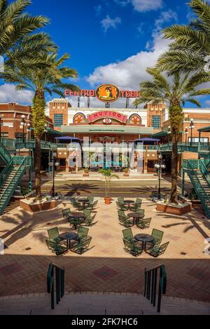Sign for Ybor City in Tampa Florida Stock Photo - Alamy