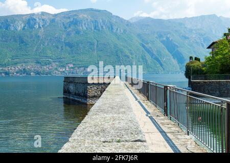 Punta spartivento, in Bellagio Northern Italy. A touristic place in the ...