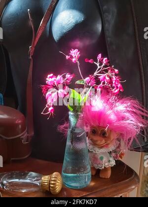 Troll Doll aka Dam Doll first created 1959 by Thomas Dam Stock Photo ...