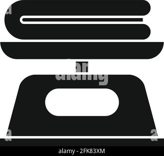 Dry cleaning scales icon, simple style Stock Vector Image & Art - Alamy