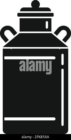 Milk barrel icon, simple style Stock Vector Image & Art - Alamy
