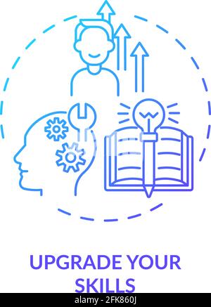 Personal skills upgrade icon outline vector. Self esteem building. Life ...