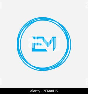 EM, ME Logo Design Template Vector Graphic Branding Element Stock Photo ...
