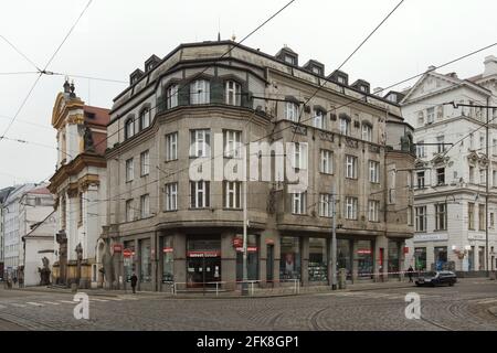 Diamant House Prague cubist building 1913, cubist architecture detail ...