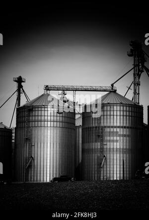 silo, factory, silos, factories Stock Photo - Alamy