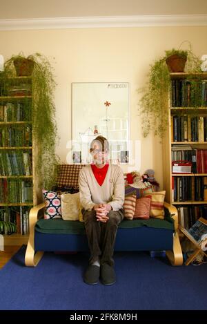 Fashion designer Peter Jensen at home in his flat in west London ...