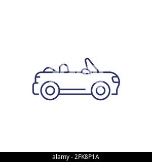 classic car icon over white background. colorful desing. vector ...