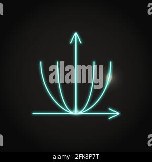 Abstract Graph Diagram Algebra Curve Concept Stock Photo - Alamy