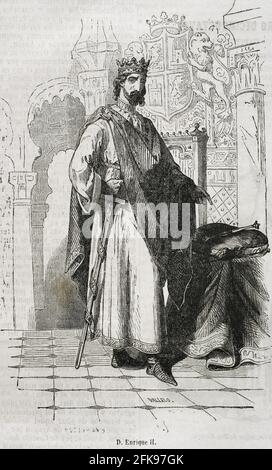 Henry II of Castile (1334-1379), called Henry of Trastamara or the ...