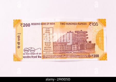 200 Rupee Indian banknote Stock Photo - Alamy