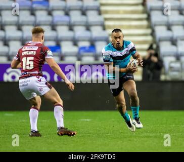 DW Stadium, Wigan, Lancashire, UK. 29th Apr, 2021. BetFred Super League ...