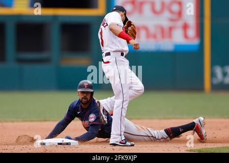 Minnesota Twins' Byron Buxton (25) runs the bases after hitting a solo ...