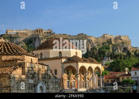 Athens, Greece. The Tzistarakis Mosque, an Ottoman mosque in ...