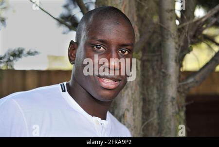 DEMBA BA OF WEST HAM UTD. 24/4/2011. PICTURE DAVID ASHDOWN Stock Photo ...