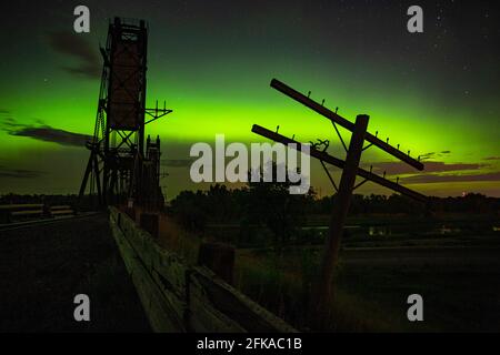 Fairview, North Dakota, USA. 23rd July, 2015. An Abandoned homestead ...