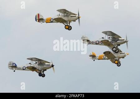 Hawker Nimrod biplane fighter of the Royal Navy Stock Photo - Alamy