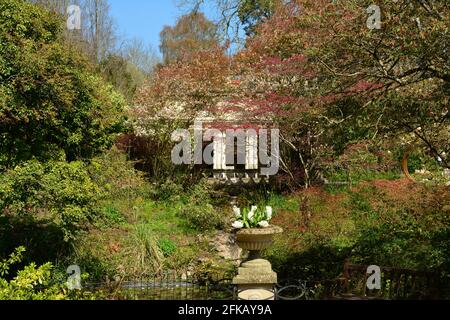 Temple of Minerva, Botanical Gardens, Bath, UK Stock Photo - Alamy
