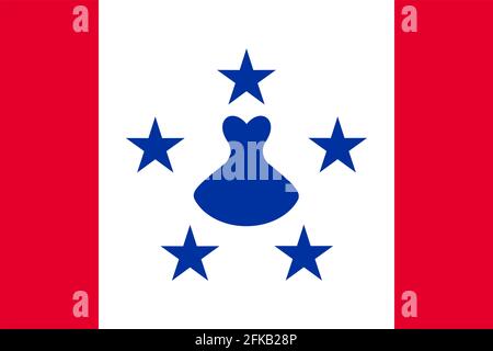 Flag of the Austral Islands Stock Photo - Alamy