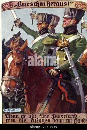 Saxony Campaign. Prussian soldiers. 1813 Paris, Fondation Napoléon ...