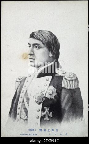 Napoleon Bonaparte, Horatio Nelson, English officer and French dragoon ...