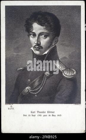 Portrait of Karl Theodor Körner Stock Photo - Alamy