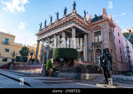 Teatro Juarez, Unesco site Guanajuato, Mexico Stock Photo - Alamy
