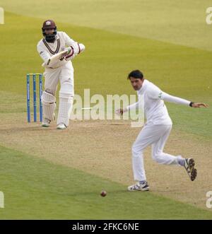 Surrey's Hashim Amla during day two of the LV= Insurance County ...