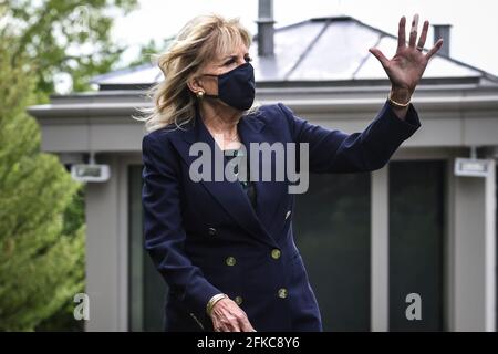 Washington, USA. 30th Apr, 2021. A Linden Tree is seen on the North ...